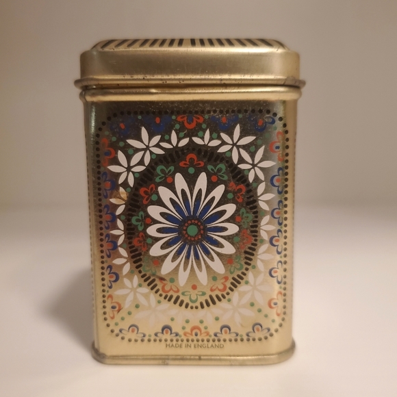 Kitchen | Vintage Miniature Tin Gold Tone Collectible Made In England ...